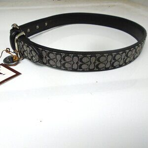 Coach | Dog | New Vintage Y2k Coach Leather Black Gray Jacquard ...